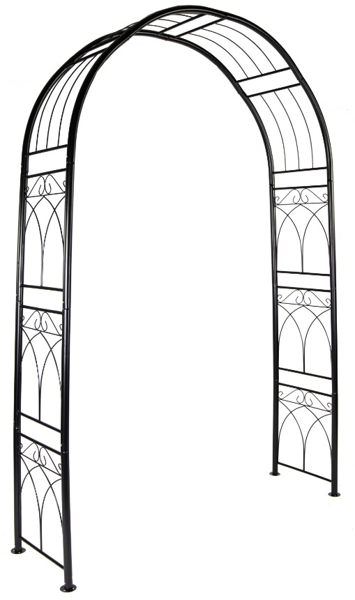 BARON GARDEN ARCH BOW BLACK | Erica Garden